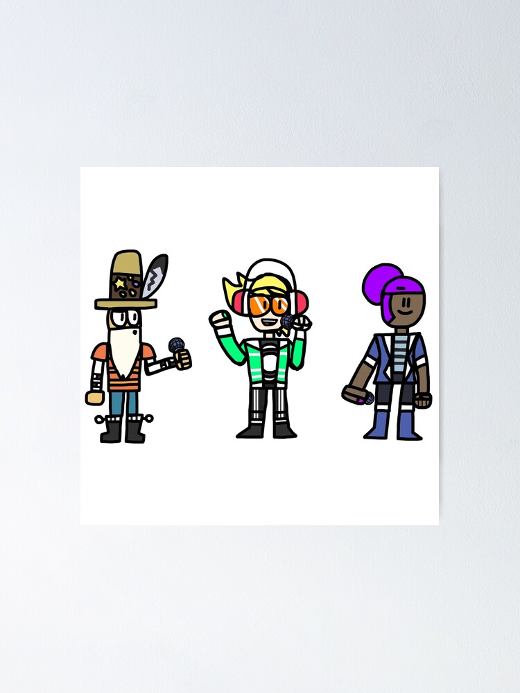 "Kid Cosmic Characters" Poster by EDVSE | Redbubble