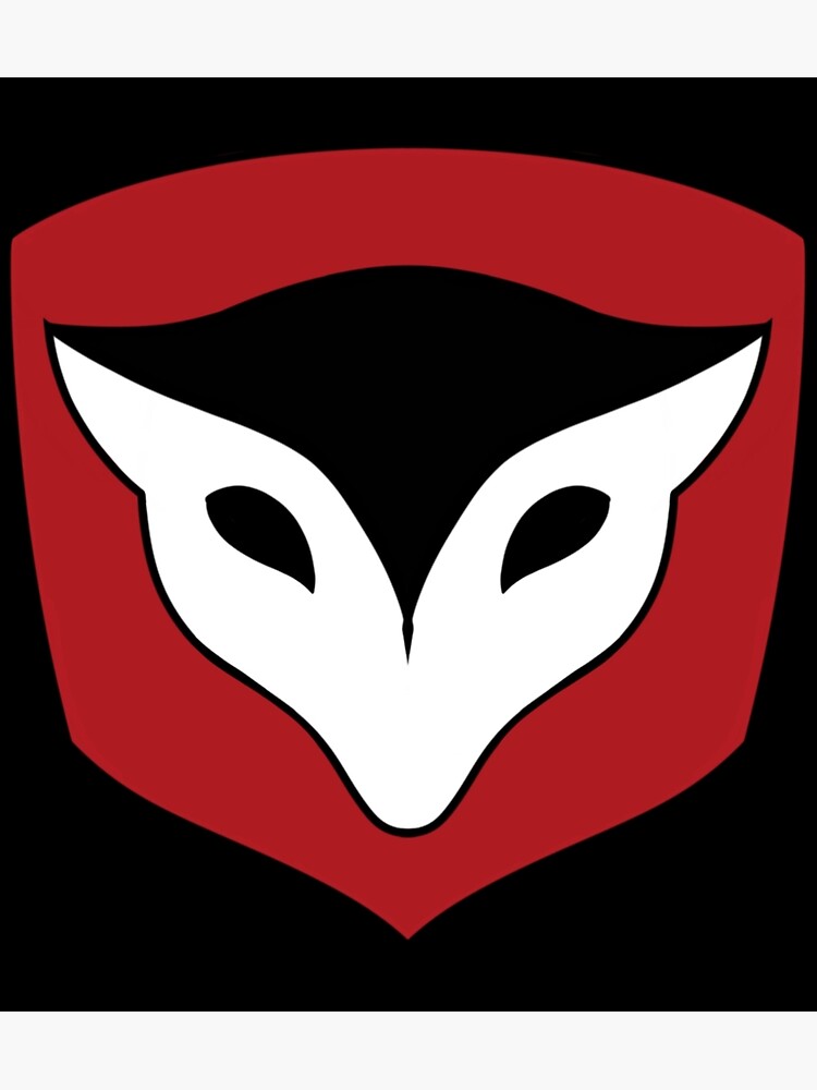 "The Black Fox (The Court Jester) Sticker" Poster for Sale by ...