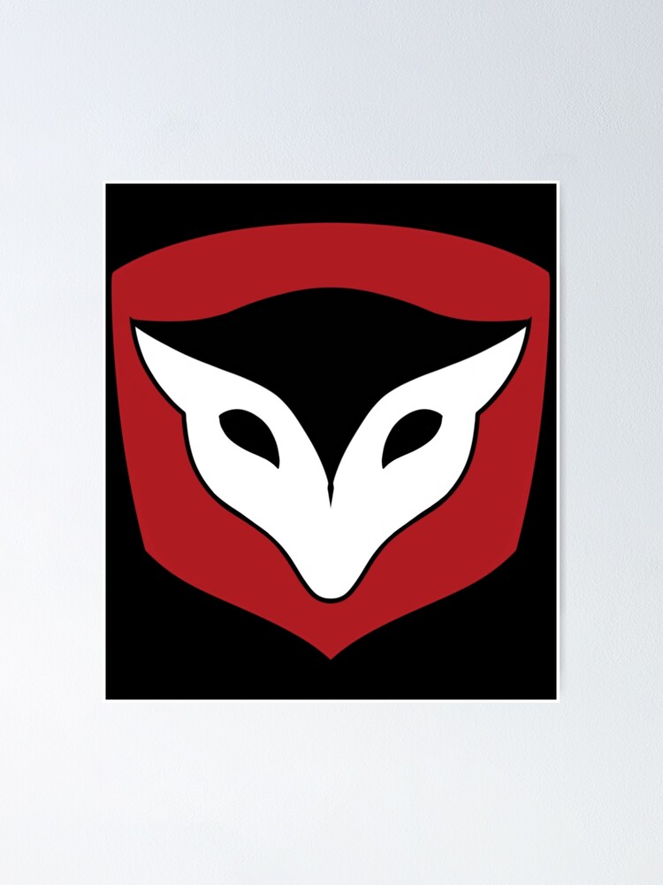 "The Black Fox (The Court Jester) Sticker" Poster for Sale by ...