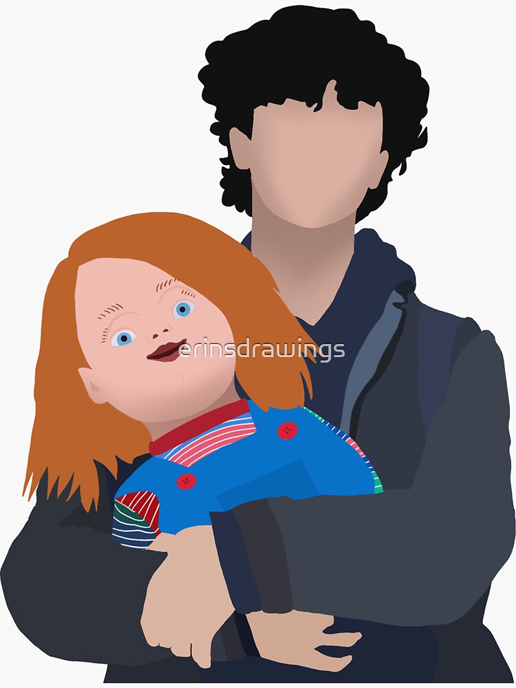 "Jake and Chucky" Sticker for Sale by erinsdrawings | Redbubble