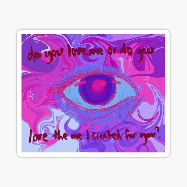 "who am i?" Sticker by karmadogg | Redbubble