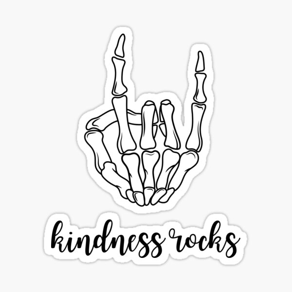 "Kindness rocks" Sticker for Sale by AltHippie | Redbubble