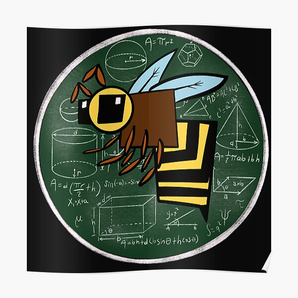 "Geometry bee" Poster by OuroborosInc | Redbubble