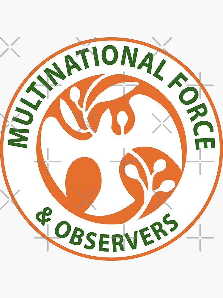 "Multinational Force and Observers (MFO) Insignia X 300" Sticker for ...