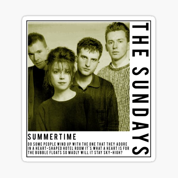 "the sundays" Sticker by welcometomyart | Redbubble