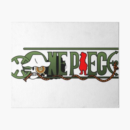 "Usopp One Piece Logo , One Piece Logo" Art Board Print for Sale by ...
