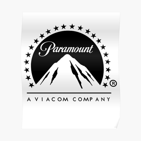 "Paramount Pictures (Black Version)" Poster for Sale by mantrithesan ...