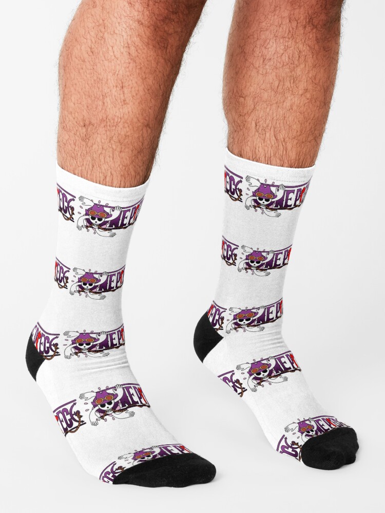 "Nico Robin One Piece Logo , One Piece Logo" Socks by ZONEBLACKSTARS ...