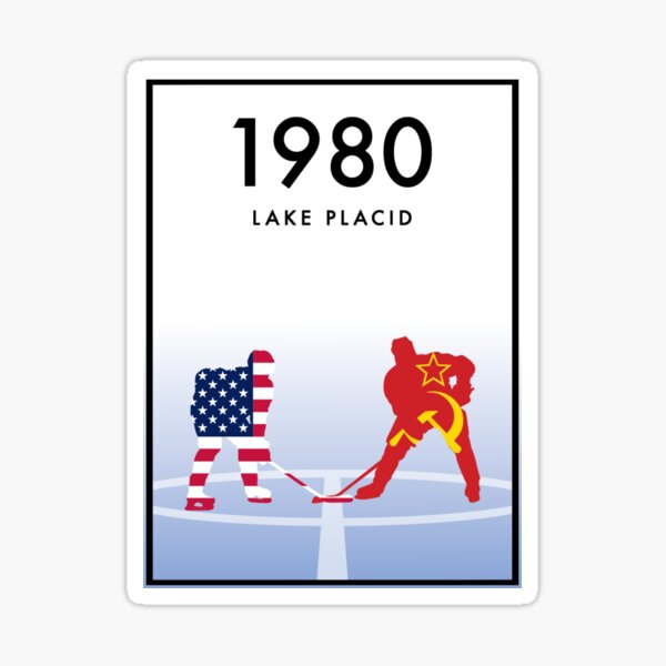"Lake Placid 1980" Sticker for Sale by TeeArcade84 | Redbubble
