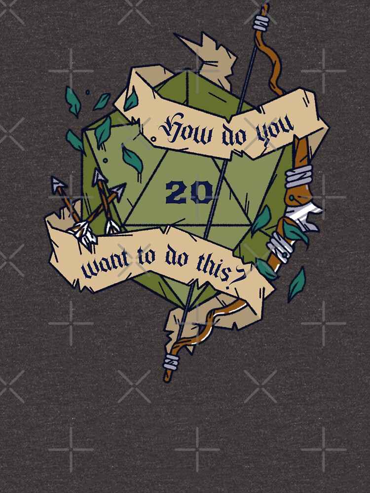 "DnD d20 How do you want to do this dungeon master quote ranger bow and ...