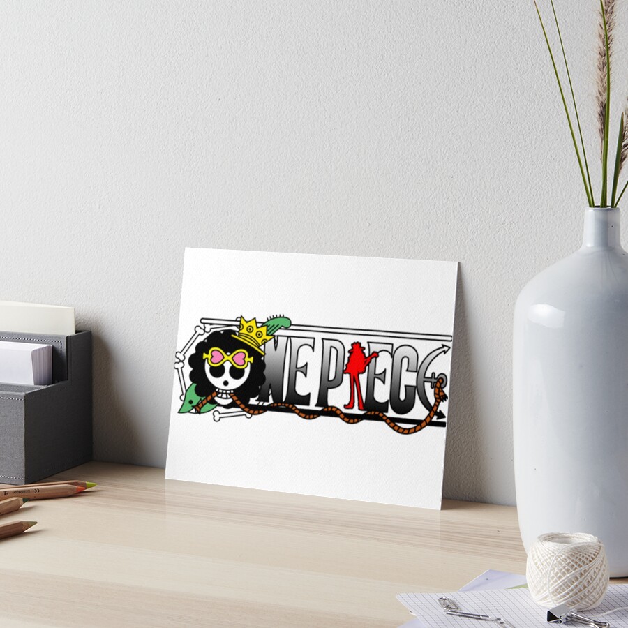 "Brook One Piece Logo , One Piece Logo" Art Board Print by ...