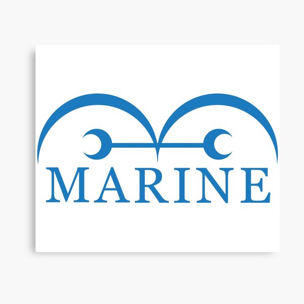 "Navy One Piece Logo , One Piece Logo" Canvas Print for Sale by ...