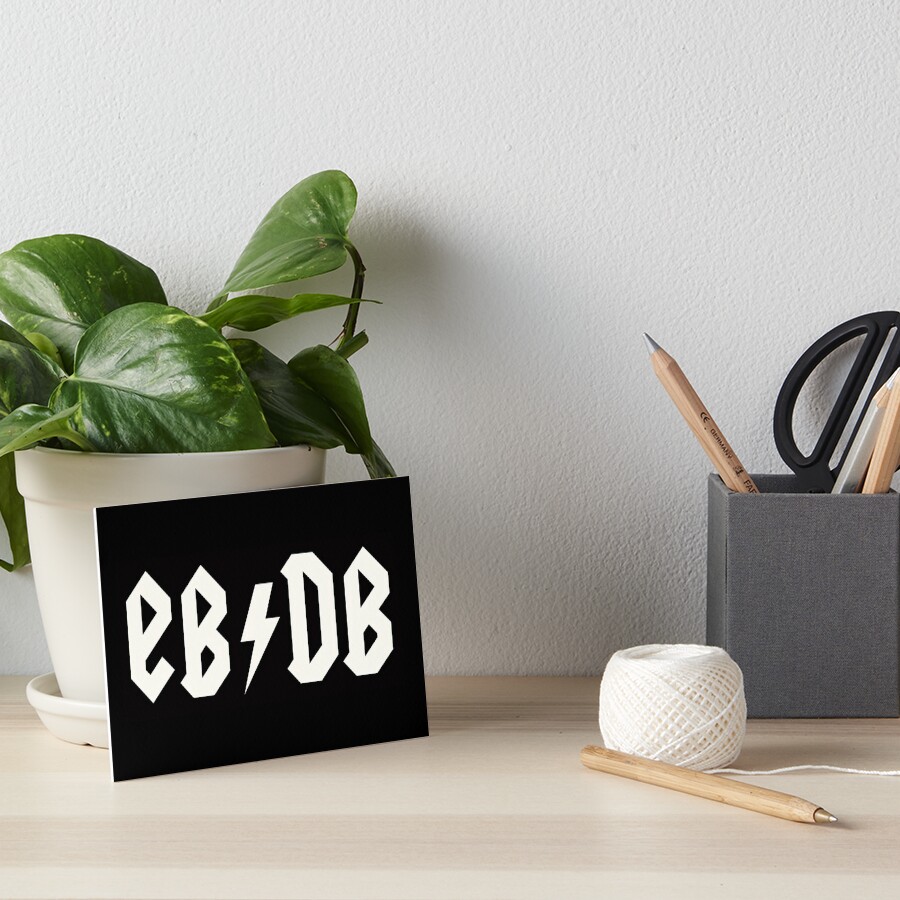 "EBDB Eeby Deeby Meme Logo" Art Board Print by JessicaAmber | Redbubble