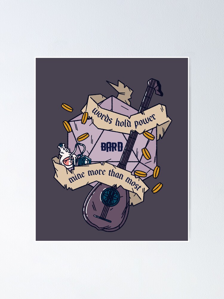 "DnD Bard class Words hold power mine more than most quote Dungeons and ...