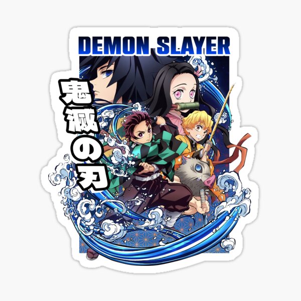 "Demon Slayer - Characters" Sticker by Otacrooks | Redbubble