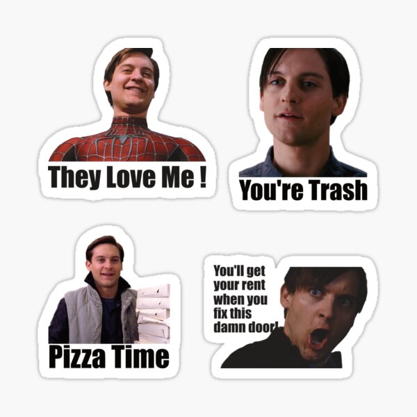 "Bully Maguire Sticker Set 3" Sticker for Sale by mythical-design ...