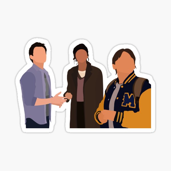 "Peter, MJ and Ned" Sticker by erinsdrawings | Redbubble