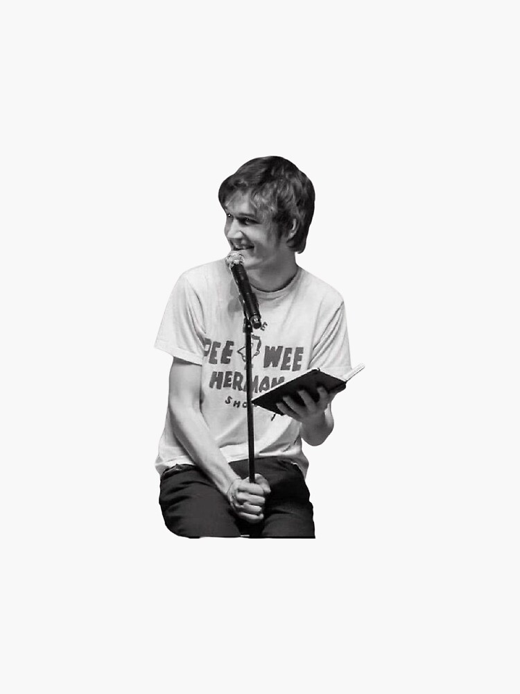 "Bo Burnham Black & White" Sticker by nicoledamx | Redbubble