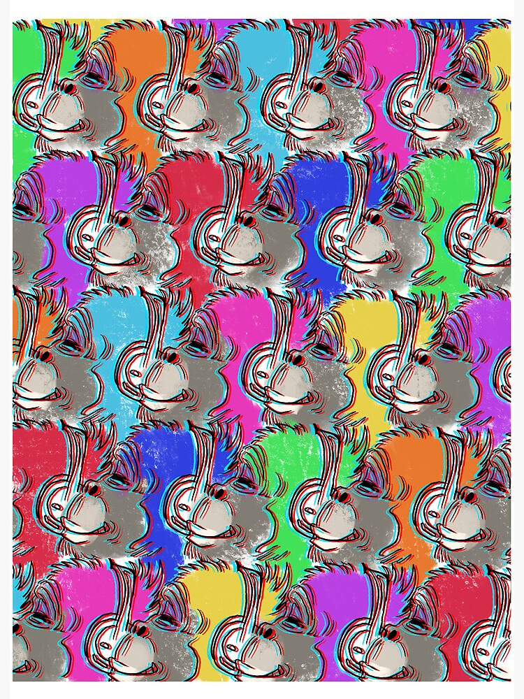 "Monkey Tessellation" Art Board Print for Sale by livcrew4 | Redbubble