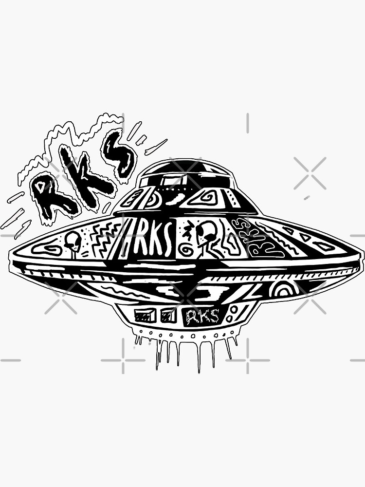 "Rainbow Ufo" Sticker by EliseajrDesign | Redbubble