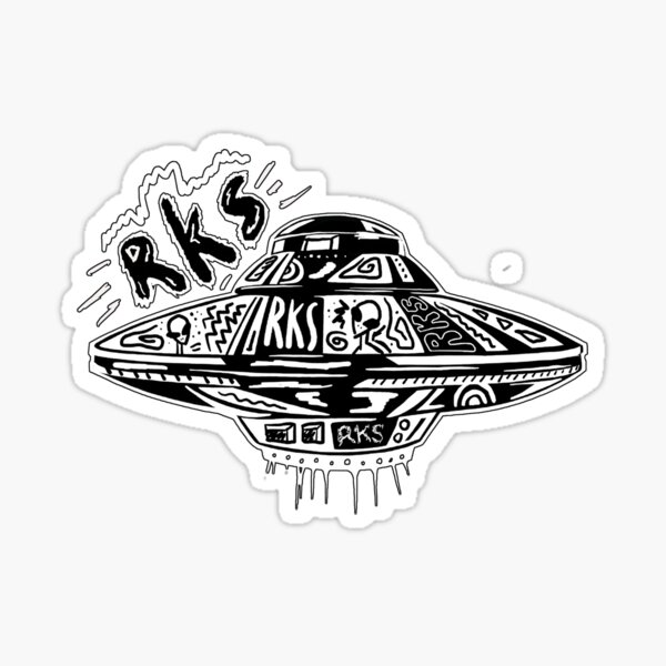 "Rainbow Ufo" Sticker by EliseajrDesign | Redbubble