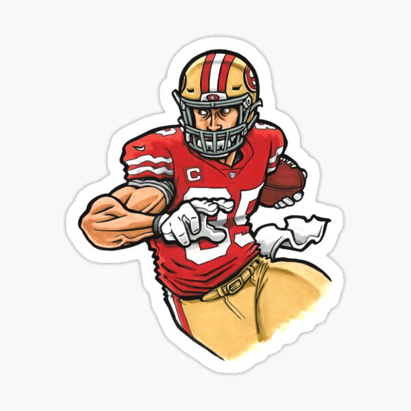 "Kittle TE (Gold)" Sticker by AETHERART | Redbubble