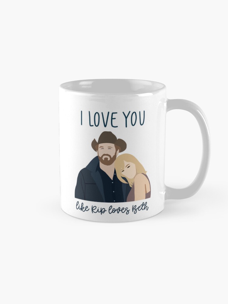 "I Love You - Rip & Beth" Coffee Mug for Sale by Justina Designs ...