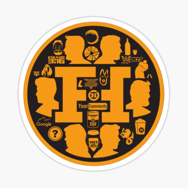 "Funhaus Logo Essential T-Shirt" Sticker by MichaelMande | Redbubble