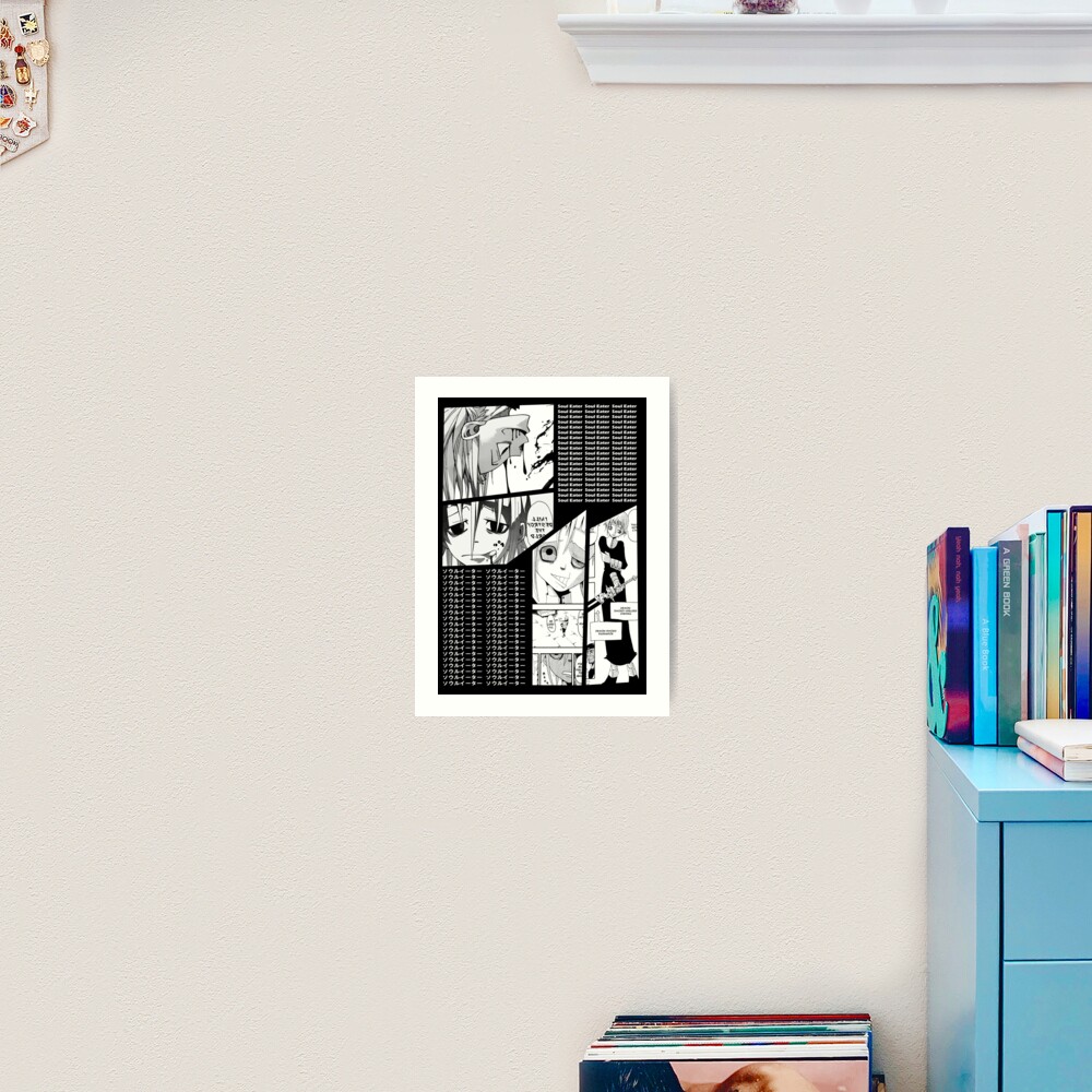 "Crona Soul Eater Soru Ita Manga Panel Anime Design " Art Print by ...