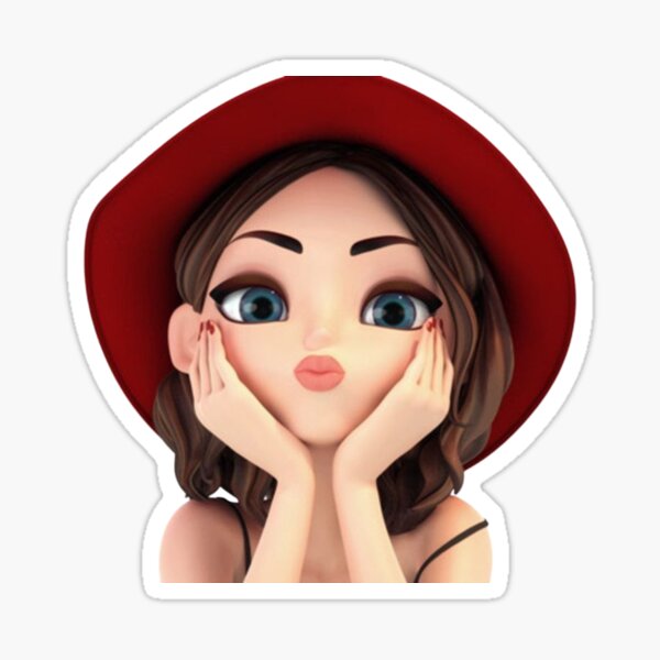 "pout please" Sticker for Sale by Alair-In | Redbubble