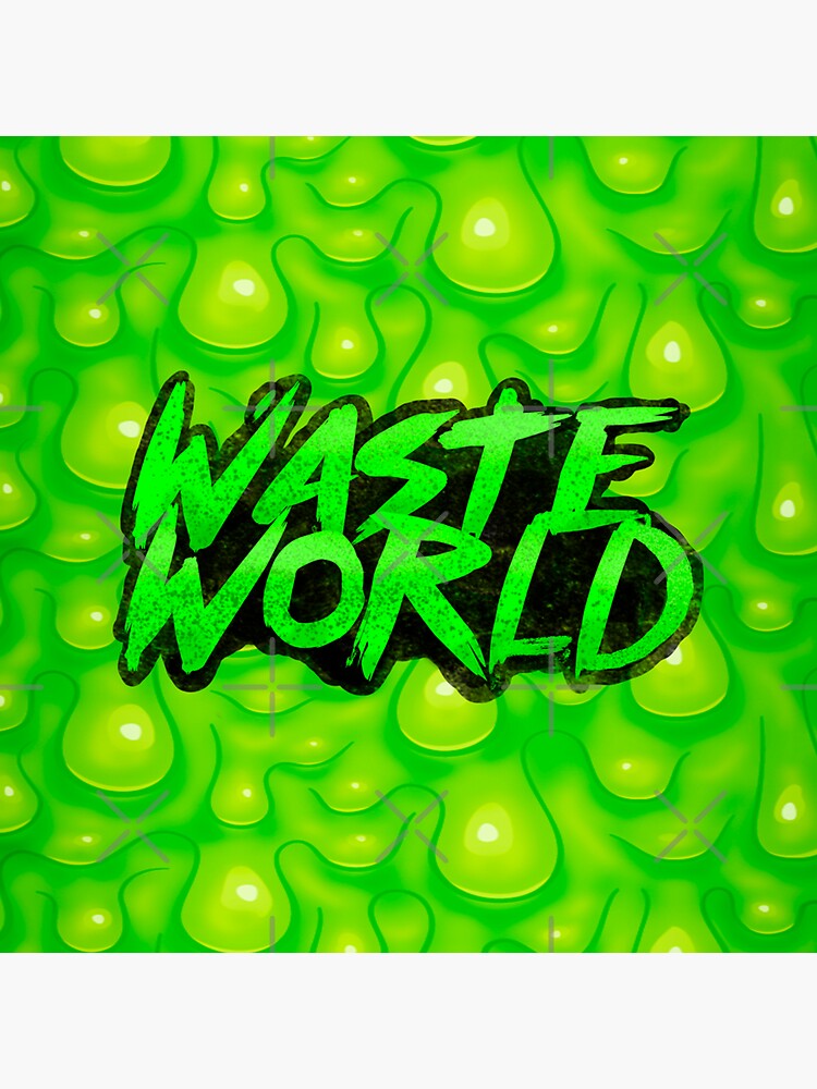 "Waste World Green Ooze " Sticker by wasteworld | Redbubble