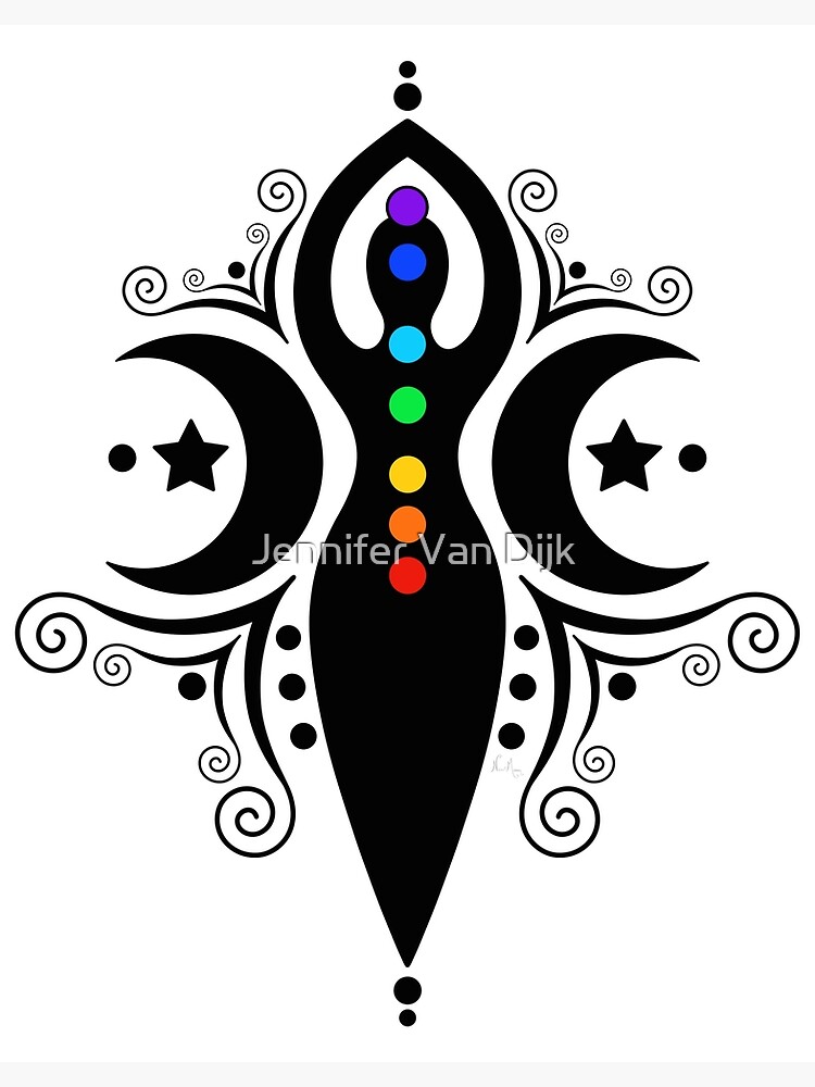 "Goddess Symbol" Poster for Sale by Jennifer Van Dijk | Redbubble