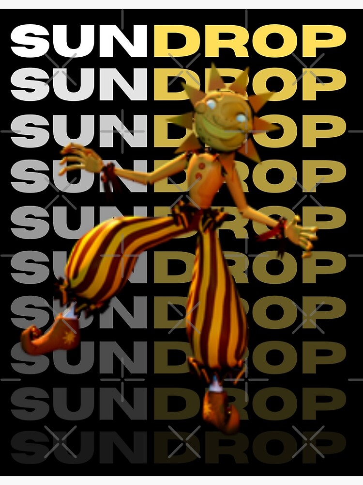 "fnaf security breach sundrop" Poster by ThunderBizz | Redbubble