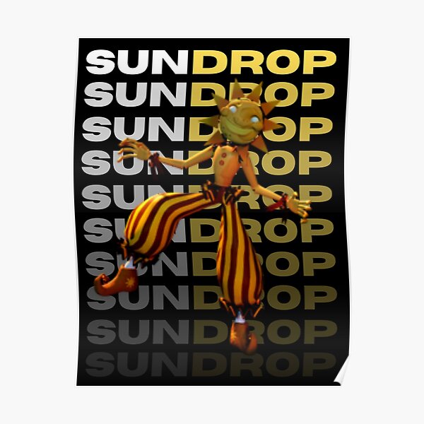 "fnaf security breach sundrop" Poster by ThunderBizz | Redbubble