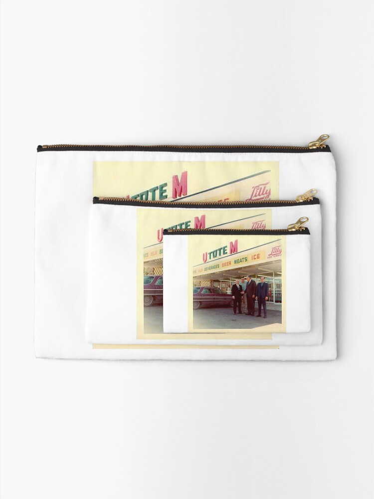 "Remember the UtoteM ? Retro convenience store circa 1970" Zipper Pouch ...