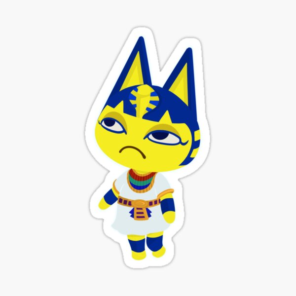 "Ankha " Sticker for Sale by BalkisBoutique | Redbubble