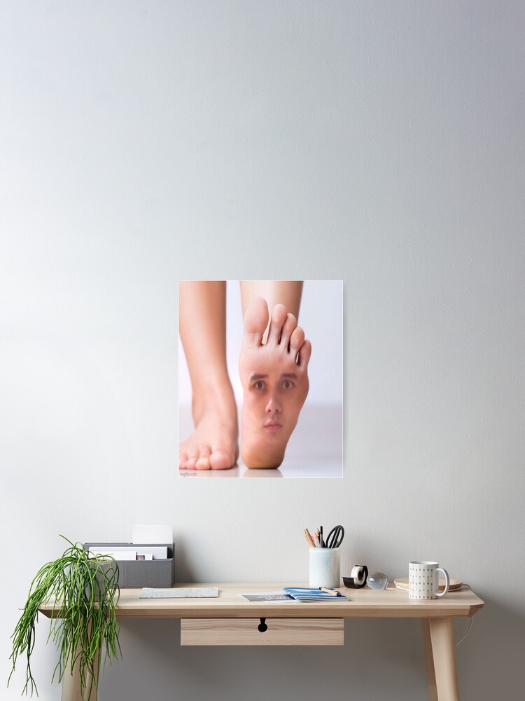 "Wilbur foot meme" Poster for Sale by bestizeyy | Redbubble