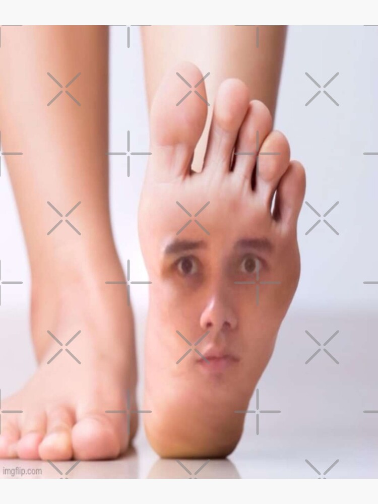 "Wilbur foot meme" Poster for Sale by bestizeyy | Redbubble