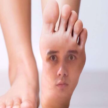 "Wilbur foot meme" Sticker for Sale by bestizeyy | Redbubble