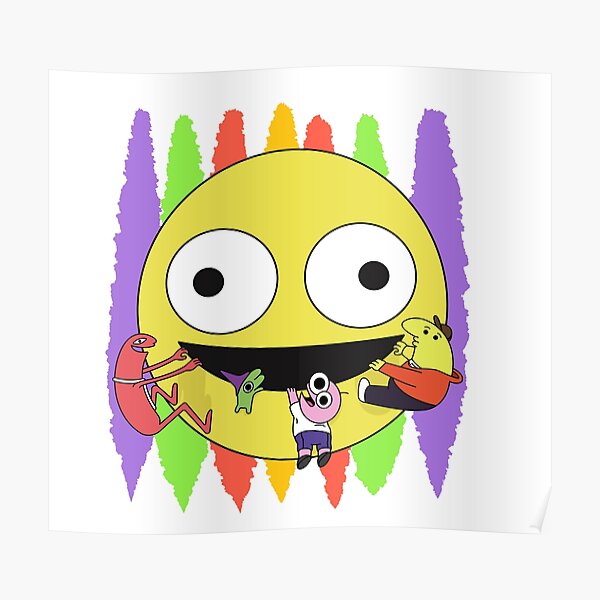 "Smiling Friends Logo 1" Poster by GhostWrench | Redbubble