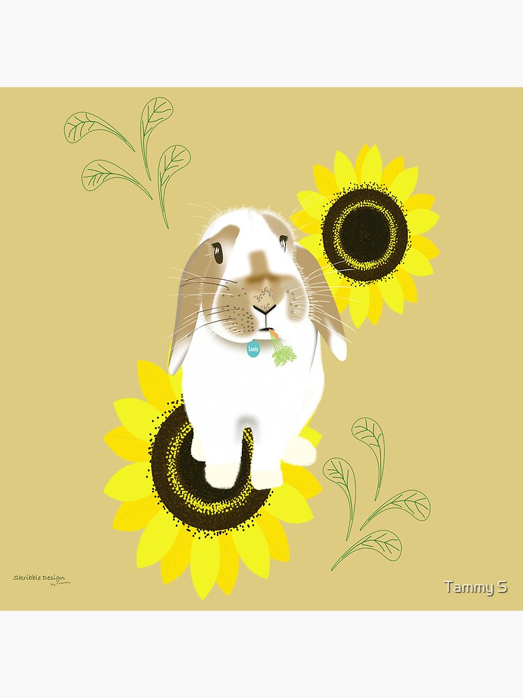 "Louis the Rabbit" Poster by scribbledesign | Redbubble