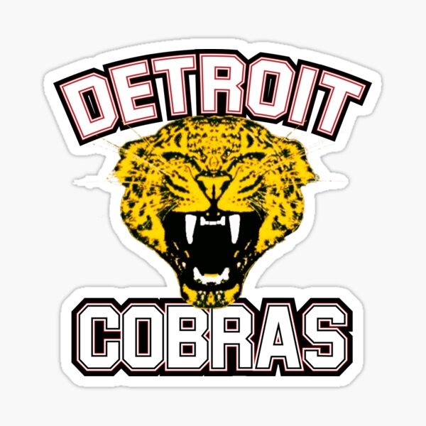 "detroit cobras v2" Sticker for Sale by Grafik0 | Redbubble
