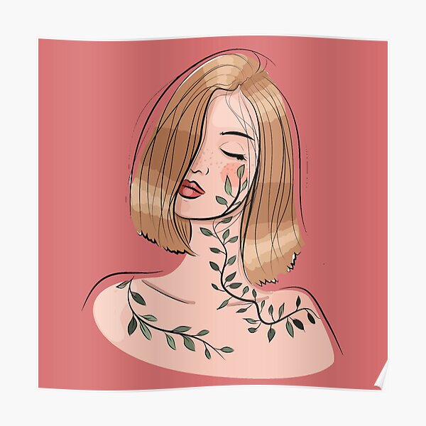 "Inner peace women inner satisfaction art" Poster for Sale by muml ...