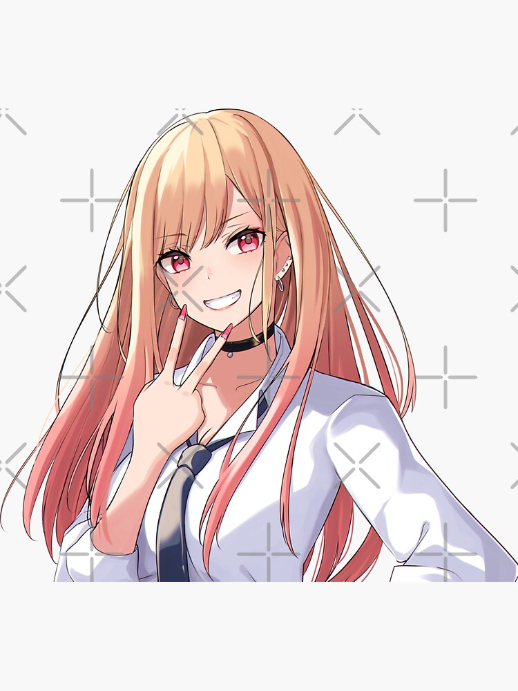 "Marin peace pose" Sticker by Maggota | Redbubble