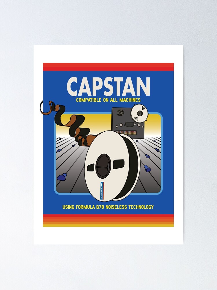 "Lofi Tape Machine (CAPSTAN)" Poster for Sale by epesade | Redbubble