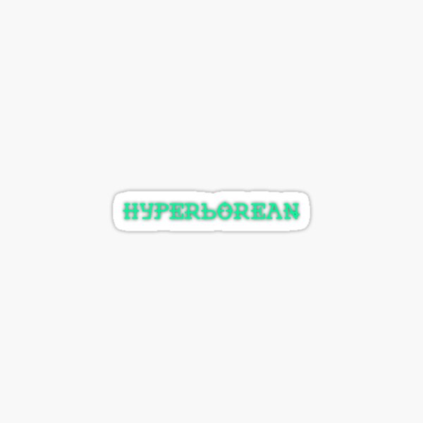 "Hyperborean" Sticker by alldayallnighta | Redbubble