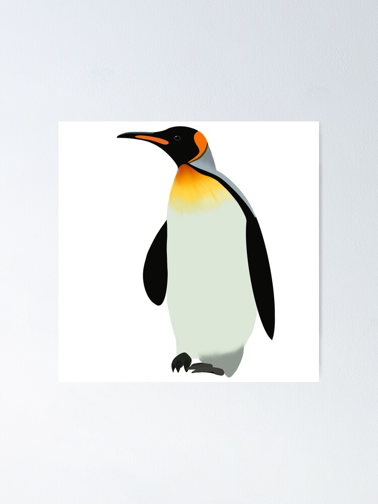 "Emperor Penguin " Poster for Sale by Brynn-Hansen | Redbubble