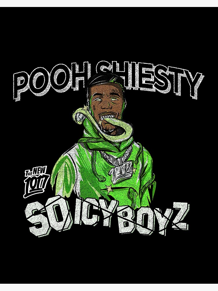 "Pooh Shiesty Merch Icy Boyz Foo Speed Shirt" Art Board Print for Sale ...