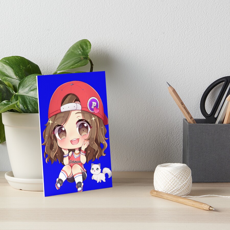 "Pokimane Fanart Sticker" Art Board Print by PedroDea | Redbubble