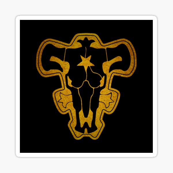 "Black Clover Black Bull Stickers " Sticker for Sale by Ozzymaru ...